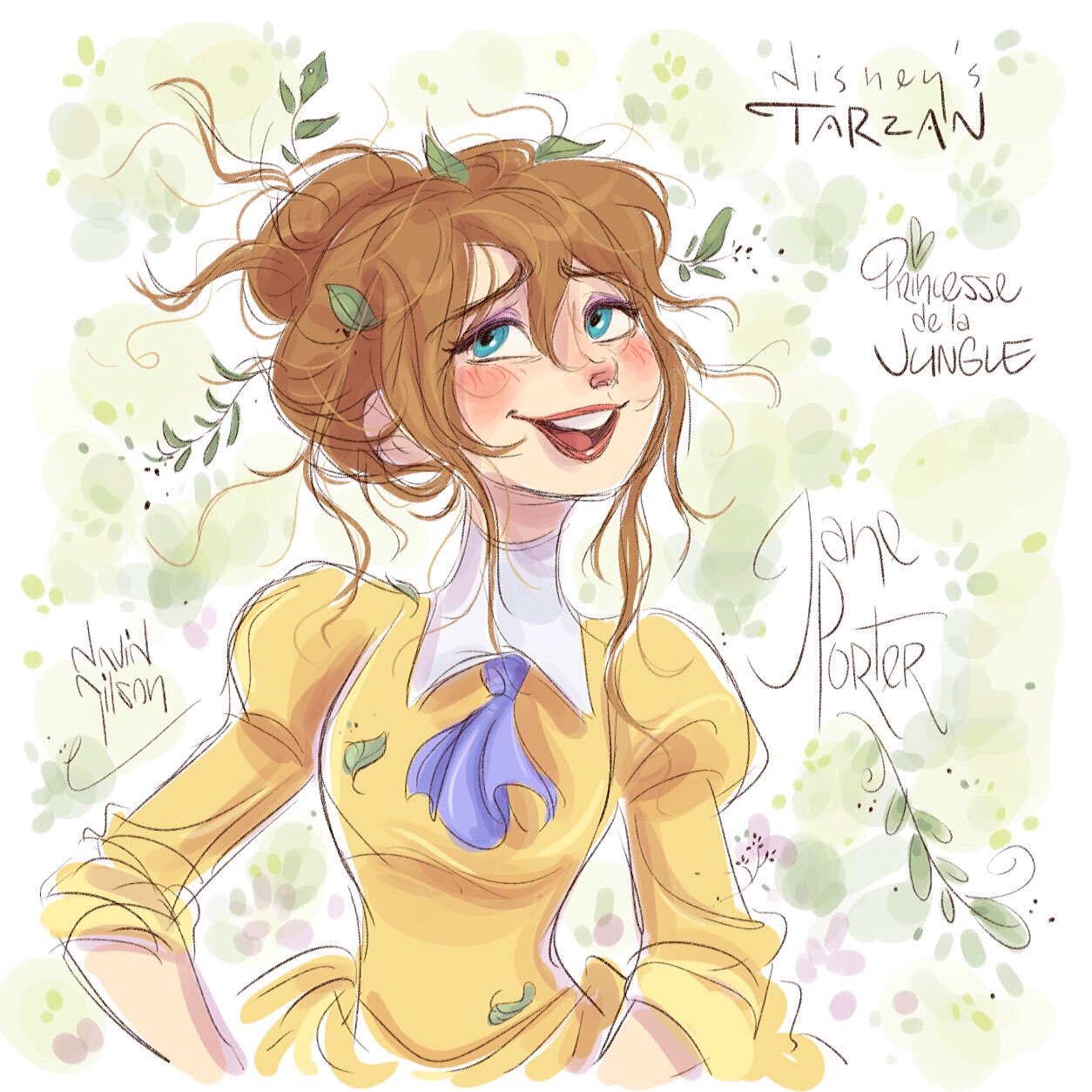 Jane Porter Tarzan Disney Art