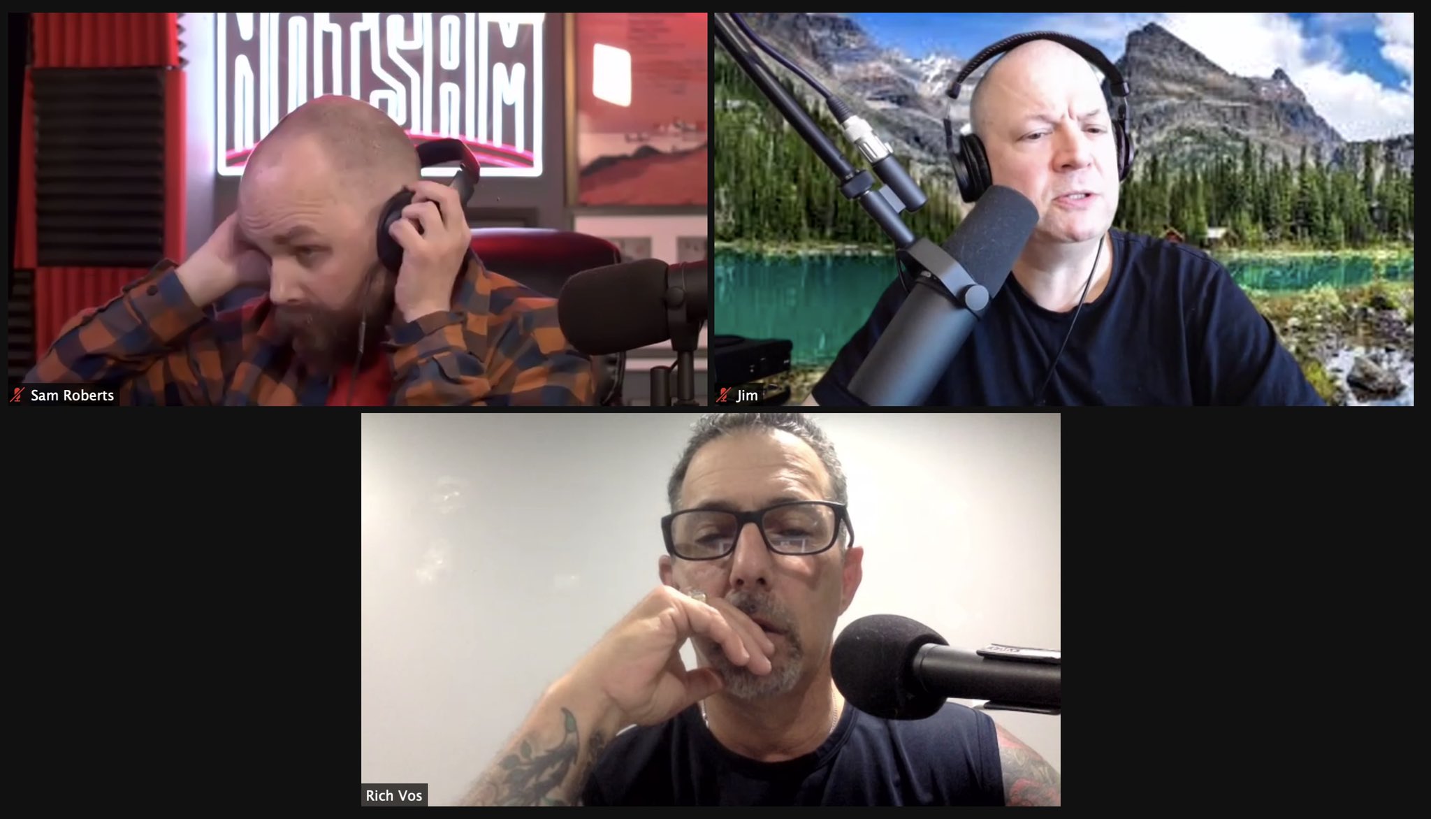 Jim & Sam on Twitter: "The legend @RichVos is here and @notsam has a fresh cut!…