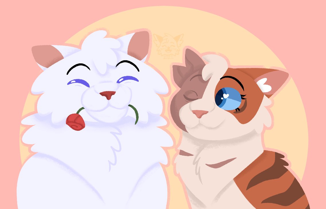 Warrior Cats Brightheart And Cloudtail
