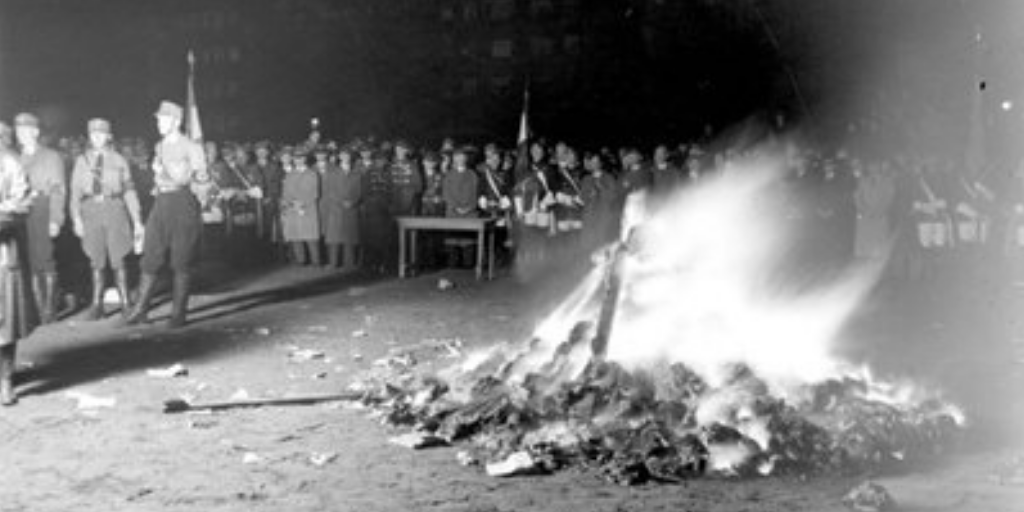 Joseph Goebbels Burned
