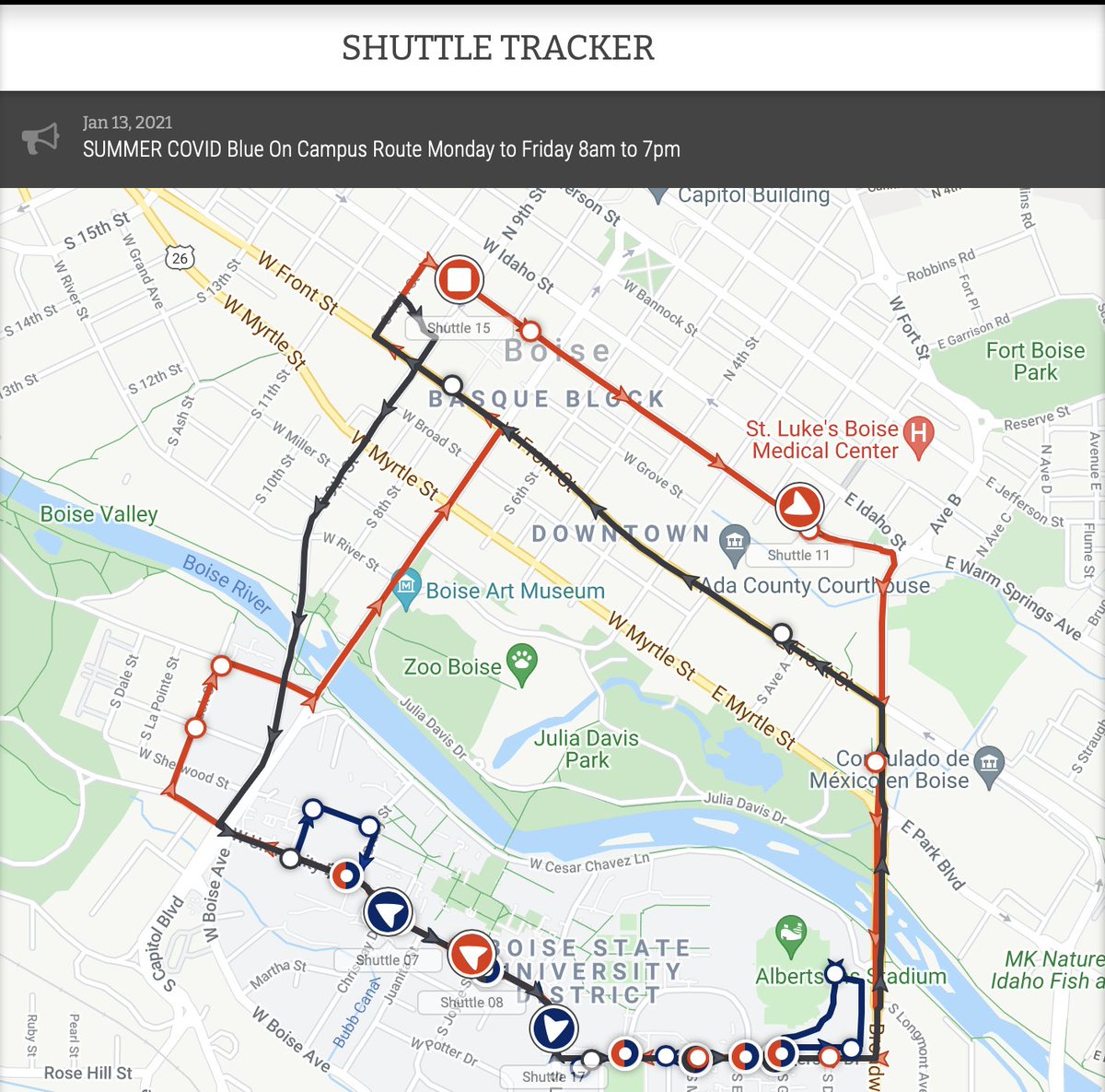 Ministro grieta sacudir boise bus routes Velocidad supersónica Especial ...