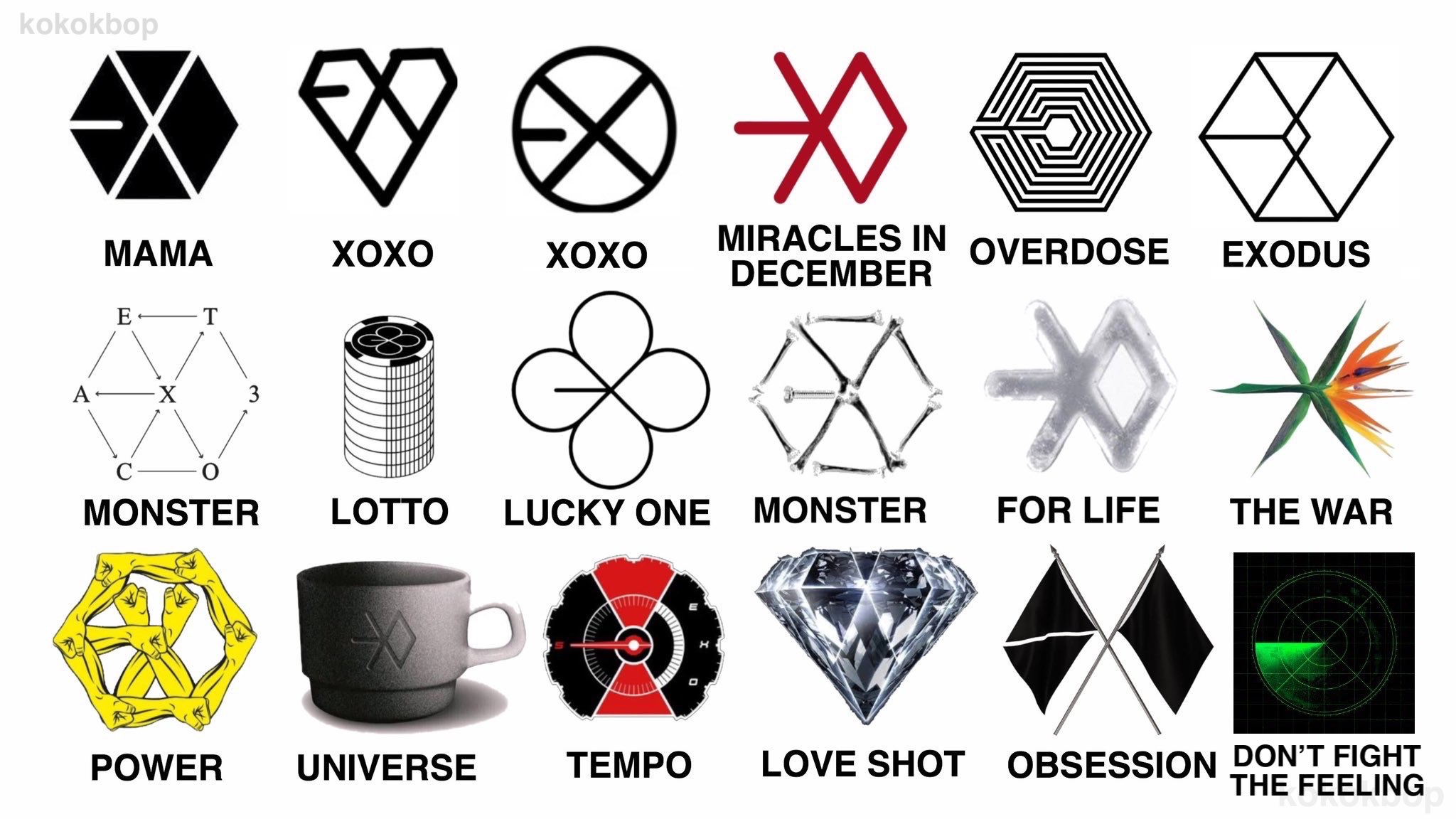 Exo Logo 2014 Profile For EXO Merchandise Store