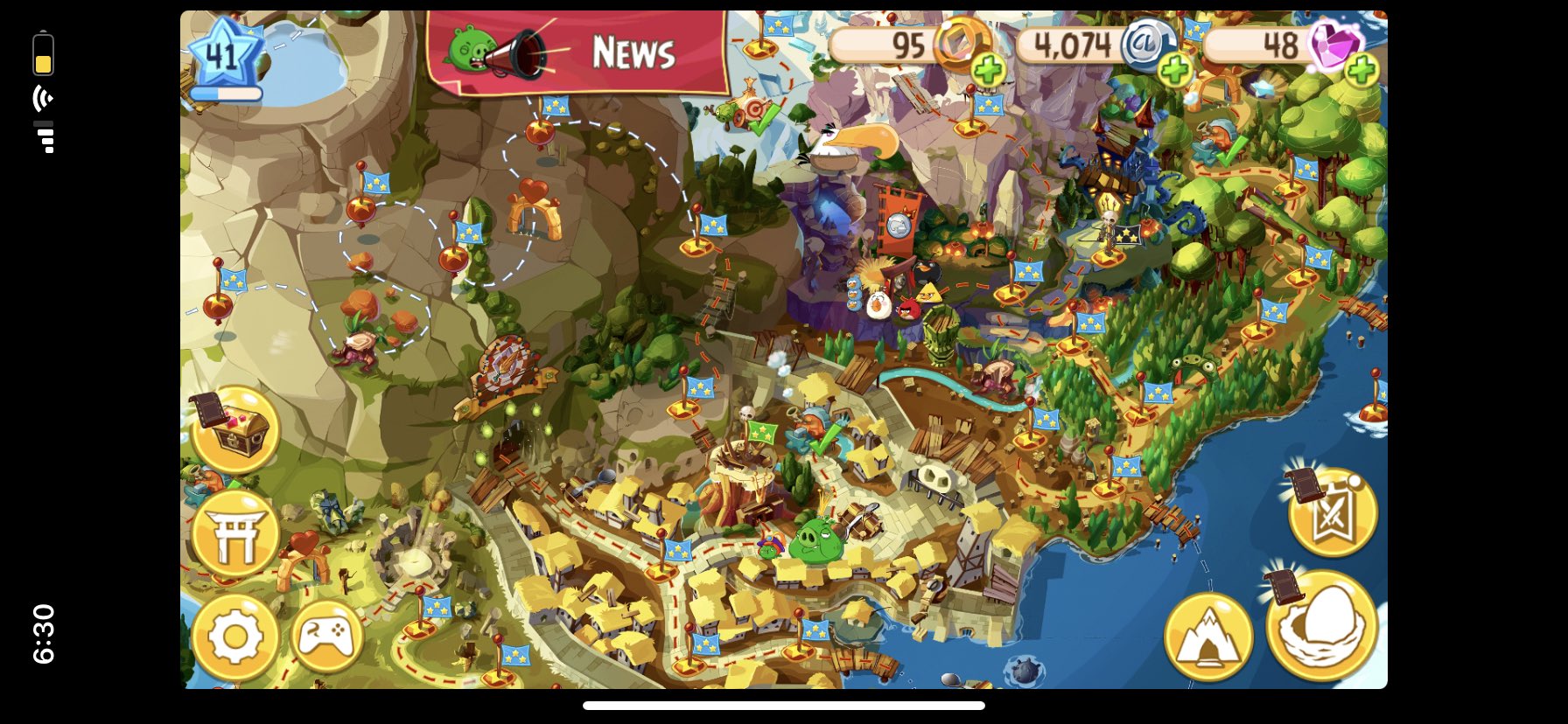 Angry Birds Epic Map