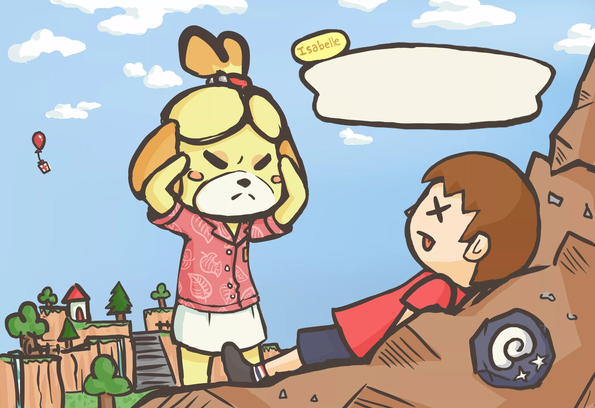 Animal Crossing Isabelle X Mayor