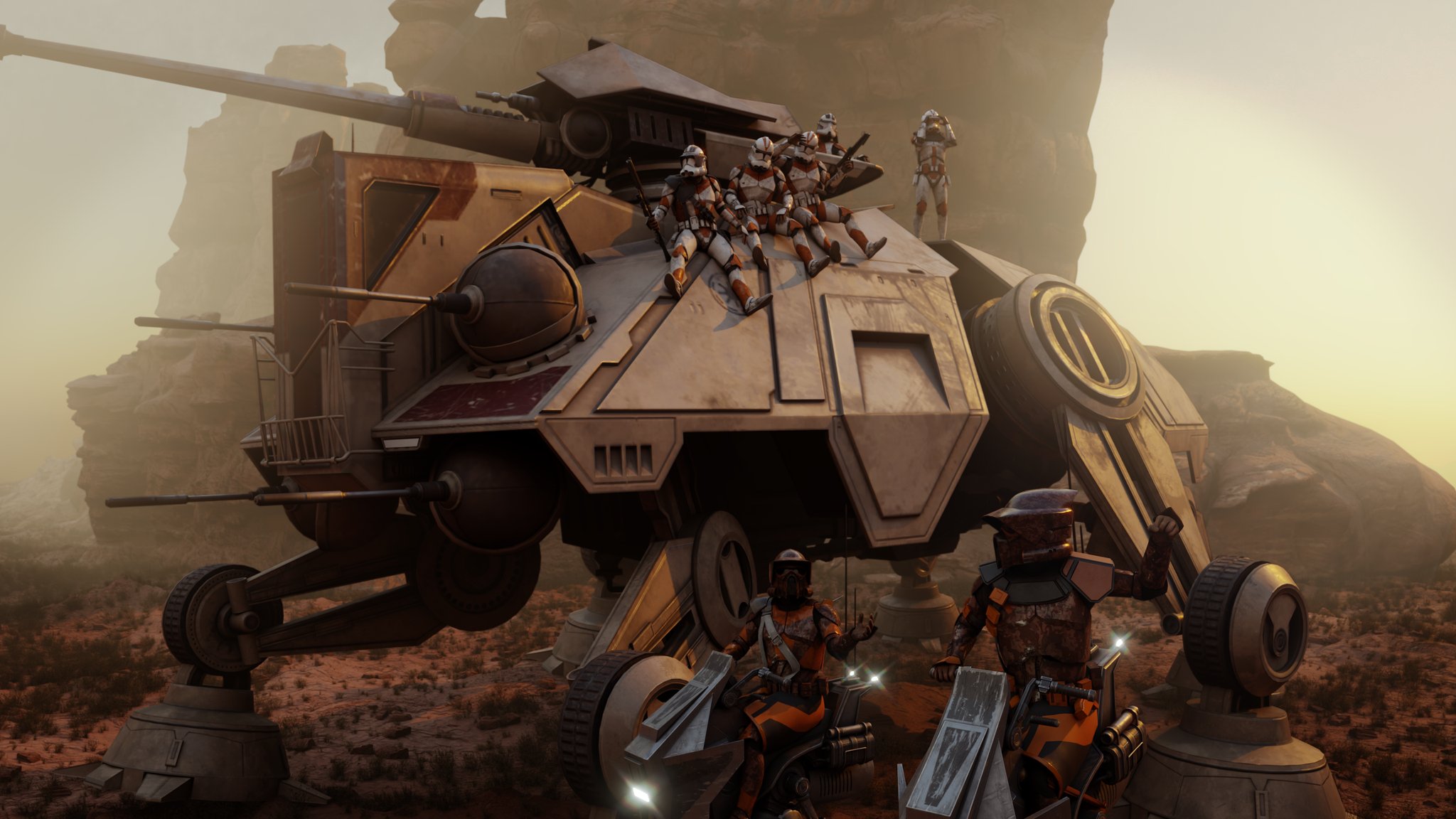 AT-TE All Terrain Tactical Enforcer clone 2 | RPG Sessions