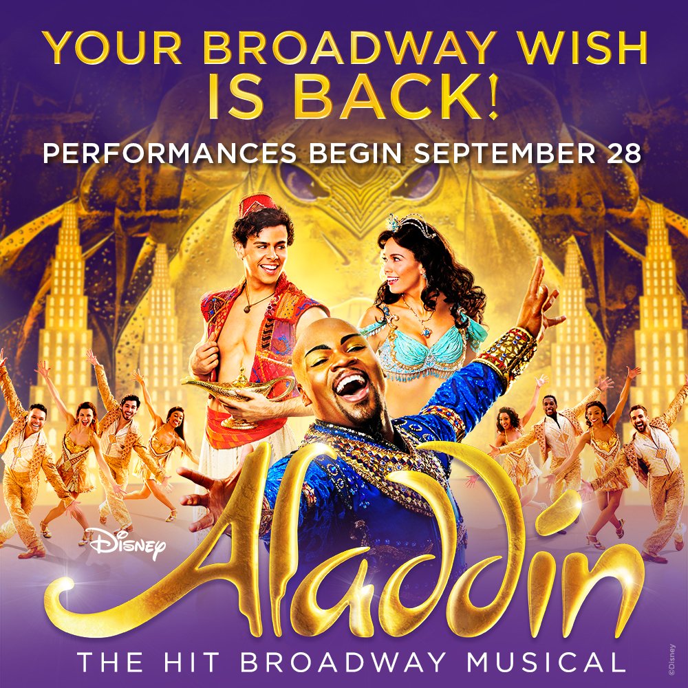 Aladdin Broadway Poster