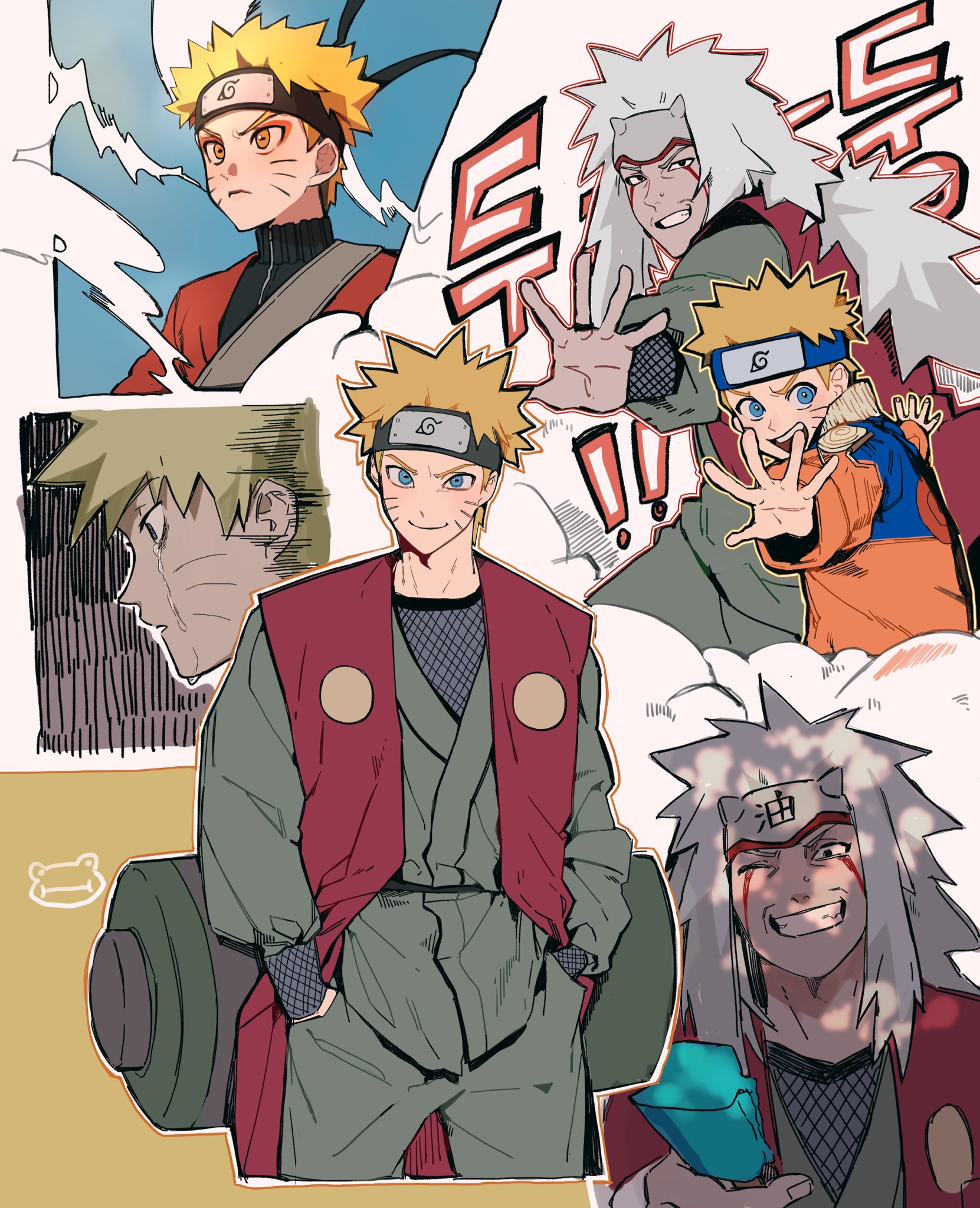 감자쪼글이 On Twitter 스승과 제자 나루토 지라이야 Naruto 6ocu38hvhs