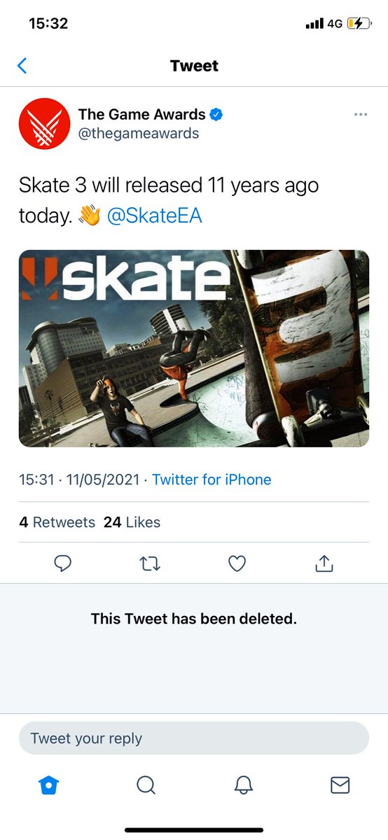 The Game Awards on Twitter: "Skate 3 was released 11 years ago today. 👋 @SkateEA…