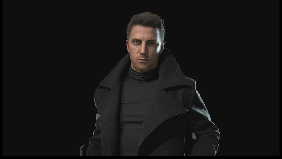 Chris's face character models in REmake and Village. See any ...