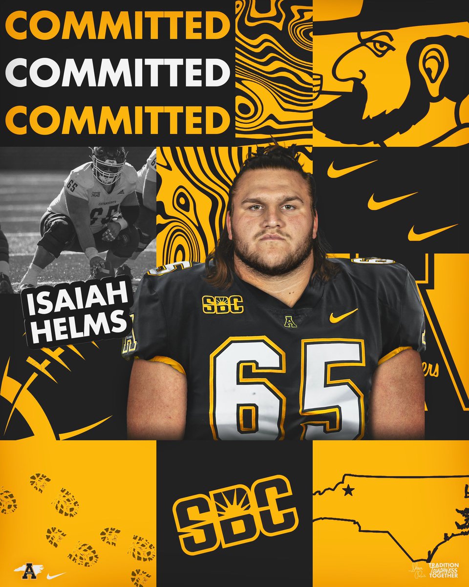Western Carolina OL Isaiah Helms transfers to Appalachian State : r/CFB