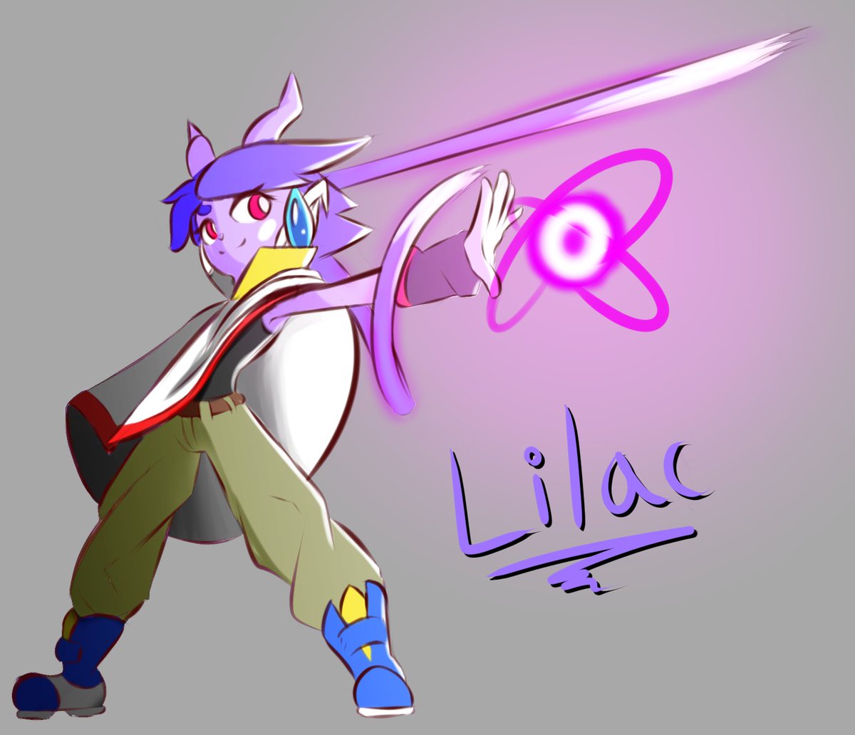Lilac Doodle@ art by Biffaloe III : r/freedomplanet