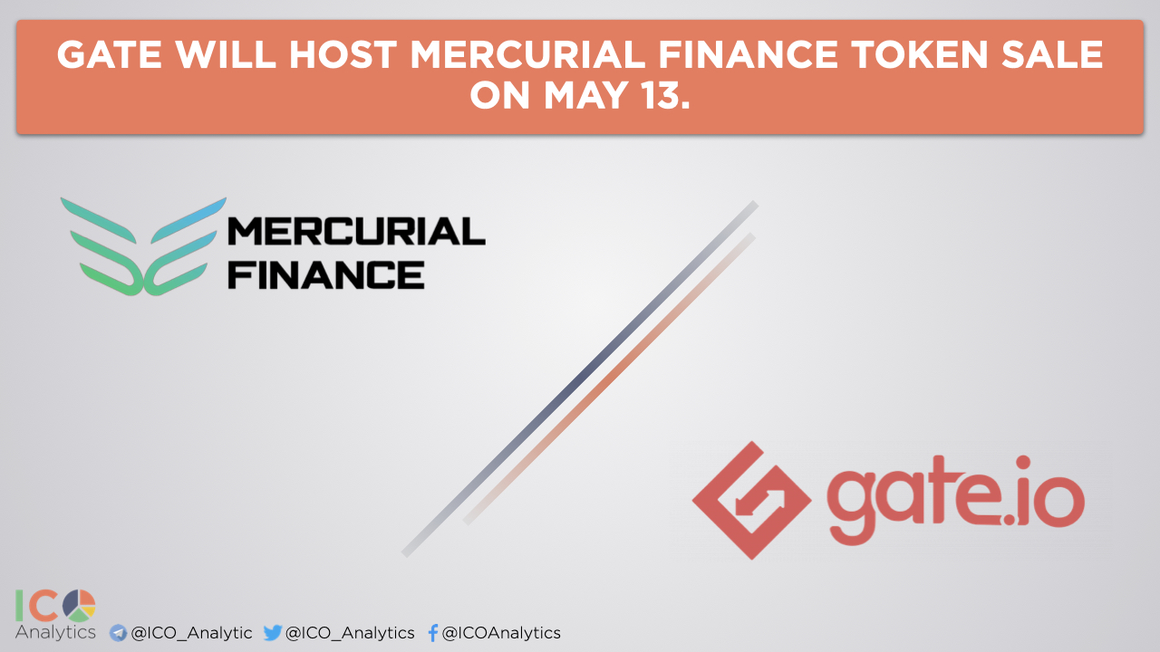 ICO Analytics on Twitter: "Gate will host @MercurialFi token sale on May 13. 2M $MER tokens will ...