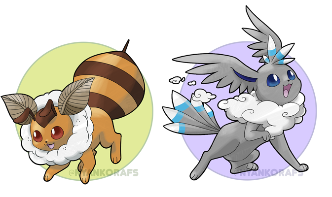 Fakemon Eeveelutions Flying