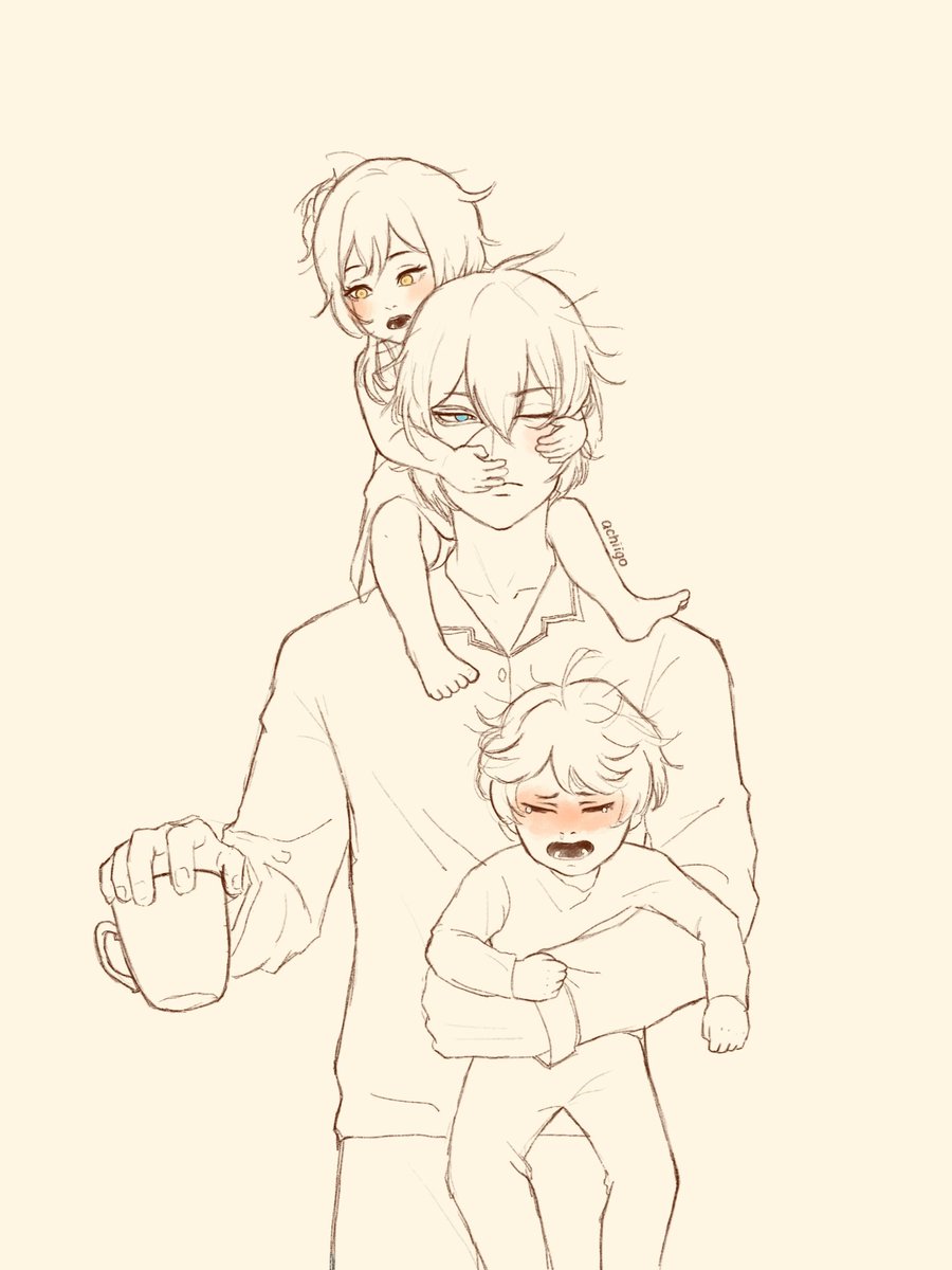 Anime Family With Baby Base