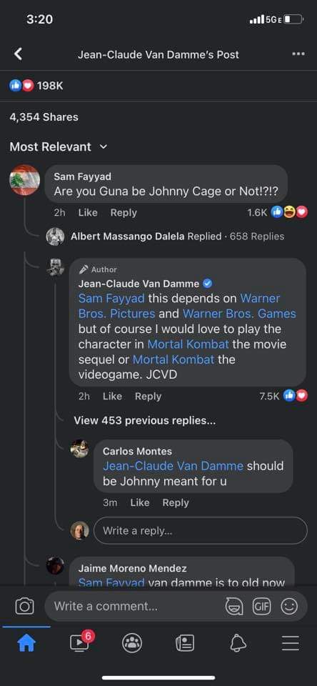 thethiny 🐰 on Twitter: "Van Damme as Johnny Cage?…