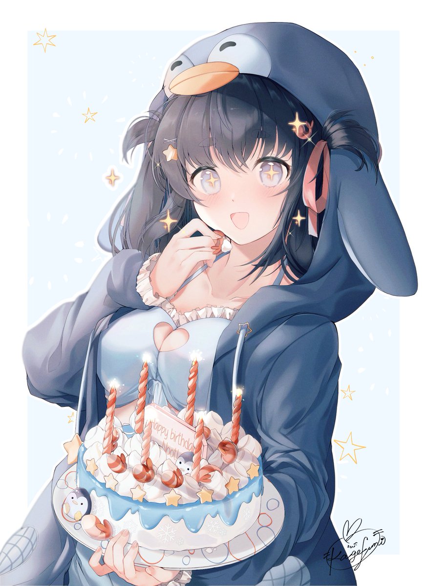 Anime Girl Birthday Cake