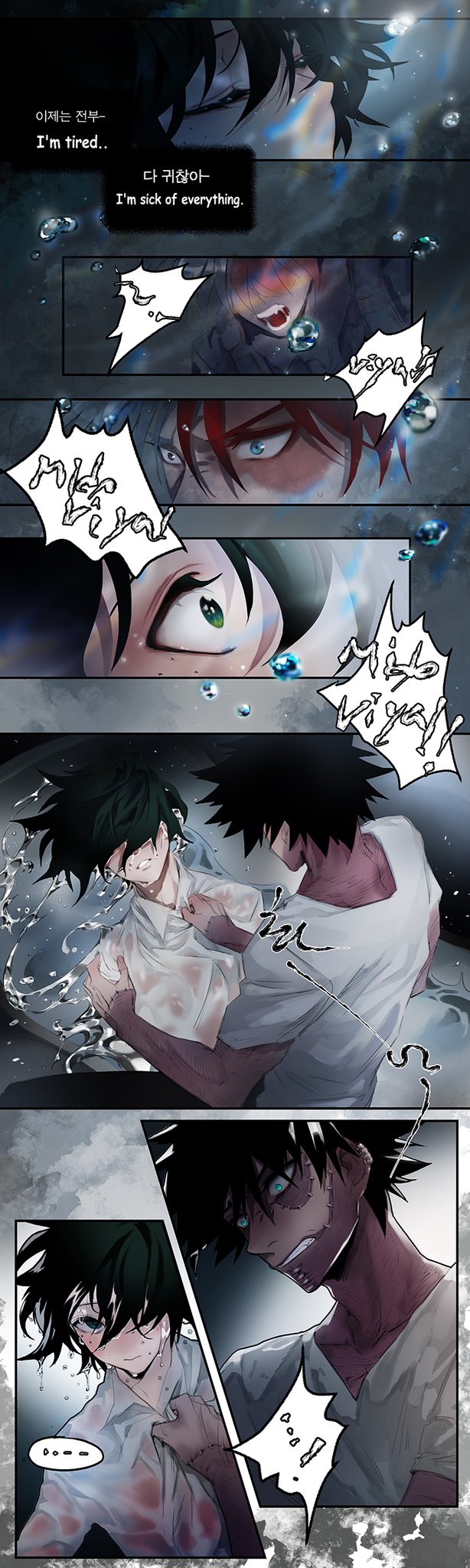 mudubu on Twitter: "DABI x Villain DEKU①…
