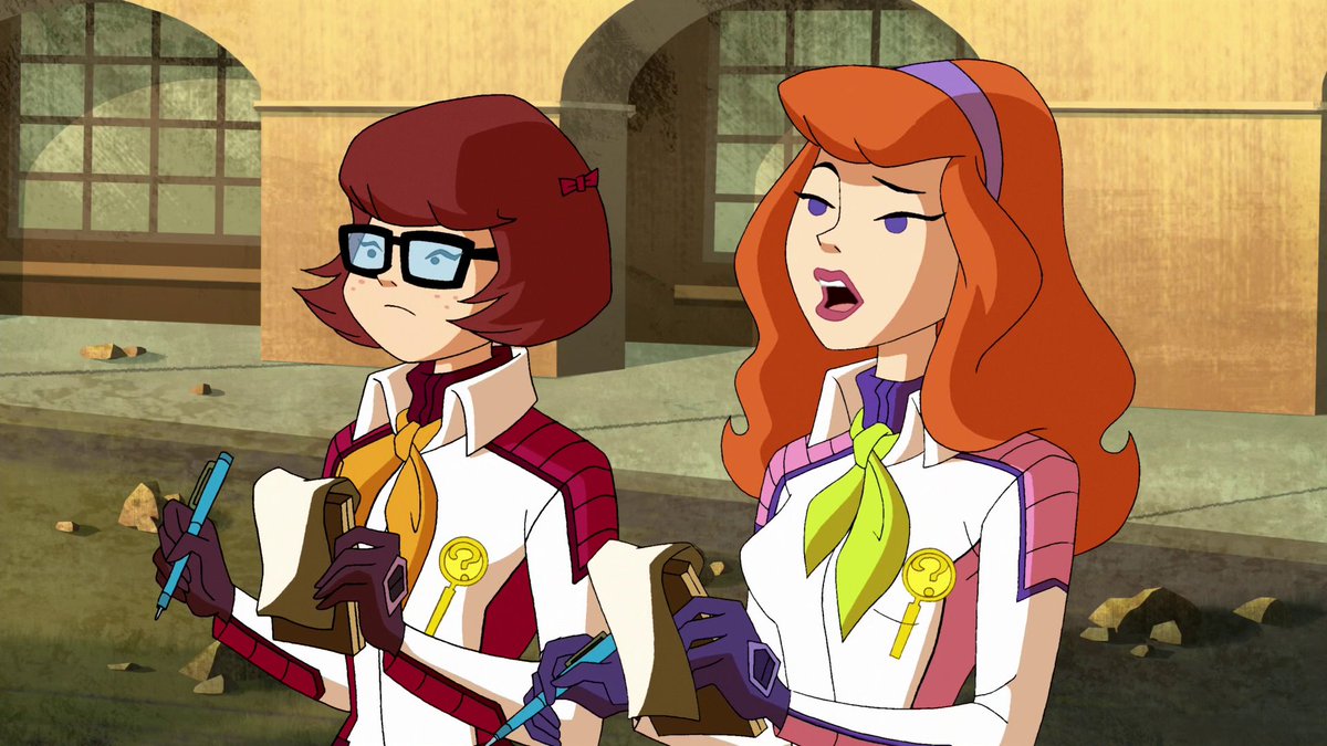 monkeyman on Twitter: "Daphne and Velma made a bet on who could get more attention as a waitress ...