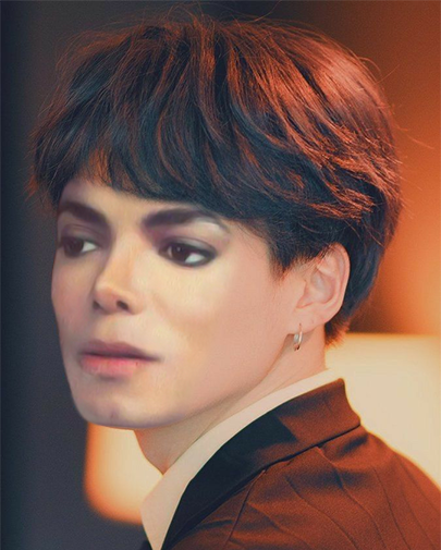 Michael Jackson Short Hair
