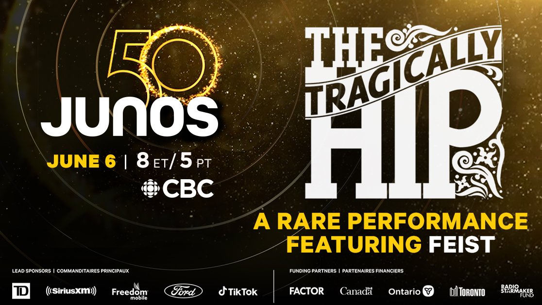 The hip are receiving a humanitarian award at the Junos. They are ...