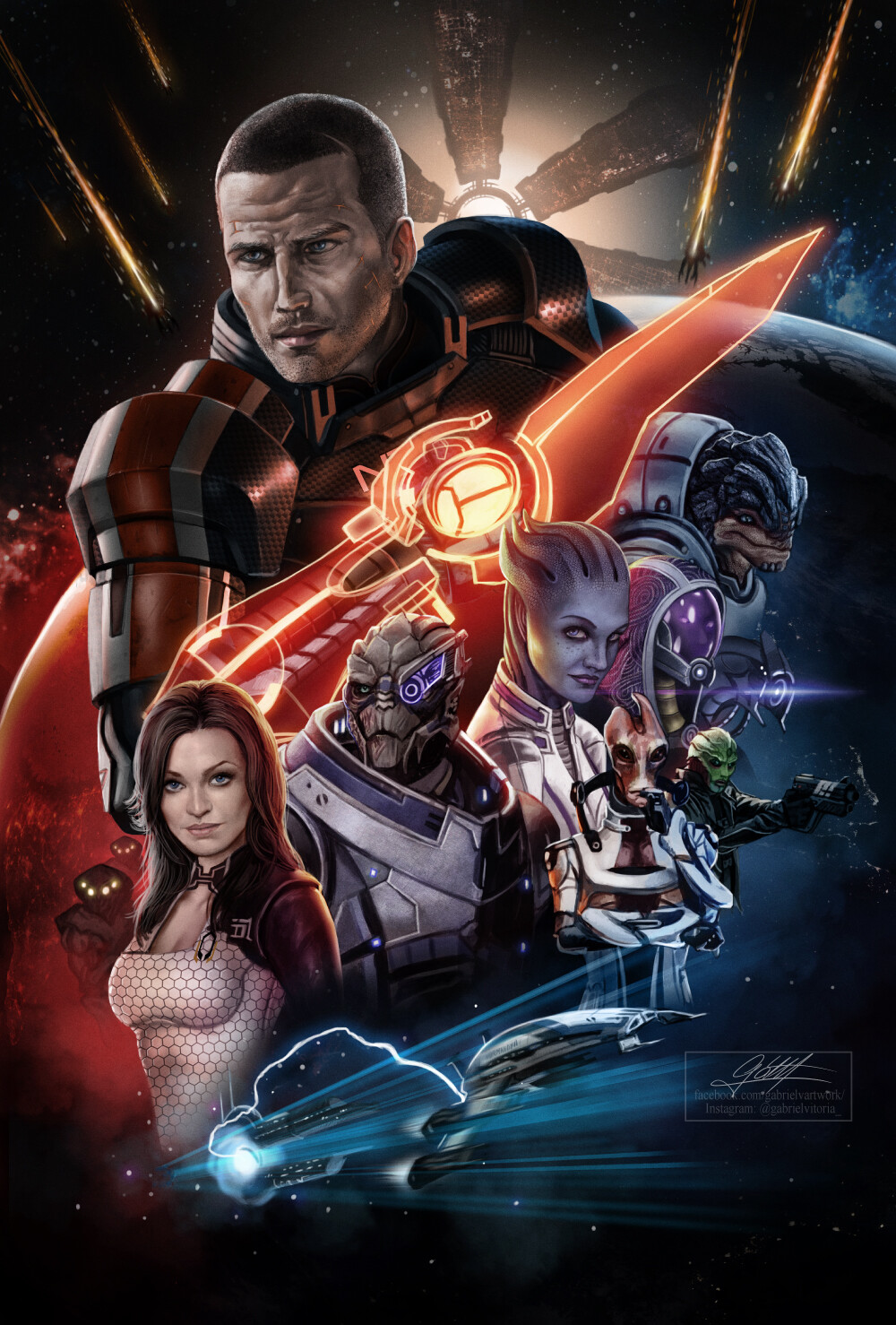 Mass Effect Crew Wallpaper