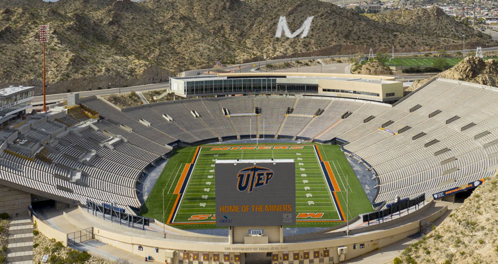 Sun Bowl Stadium Aerial