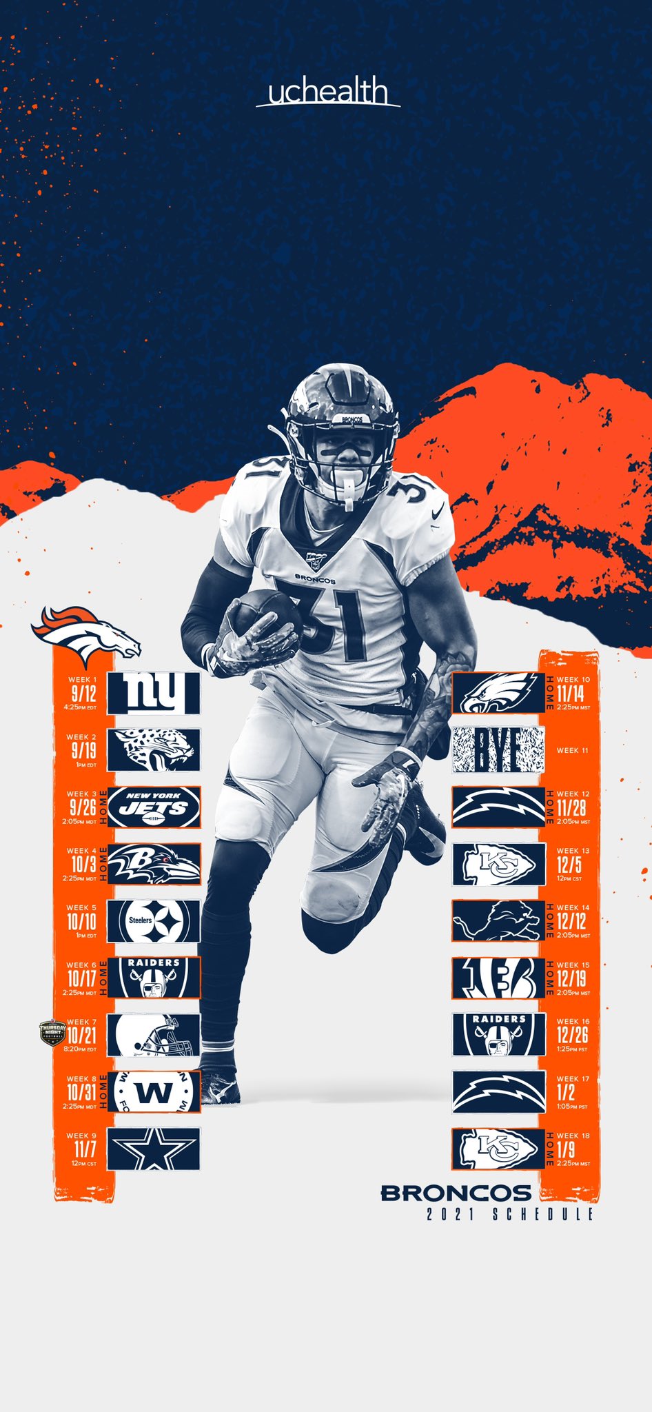 Printable Broncos Schedule How The Denver Broncos Can Make The