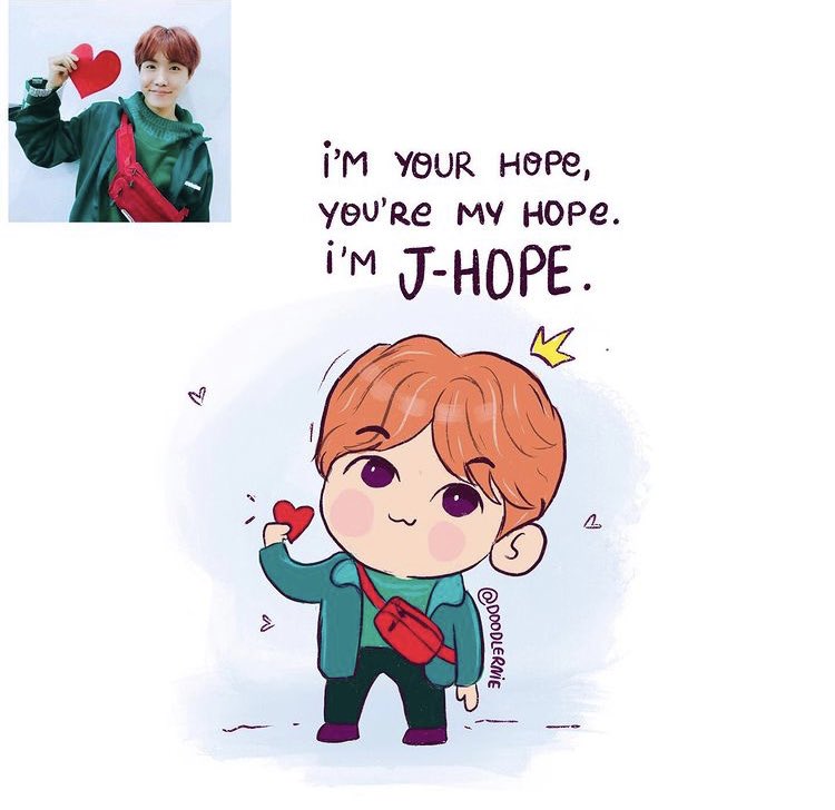 Top 100 + Jhope cartoon drawing - Delhiteluguacademy.com