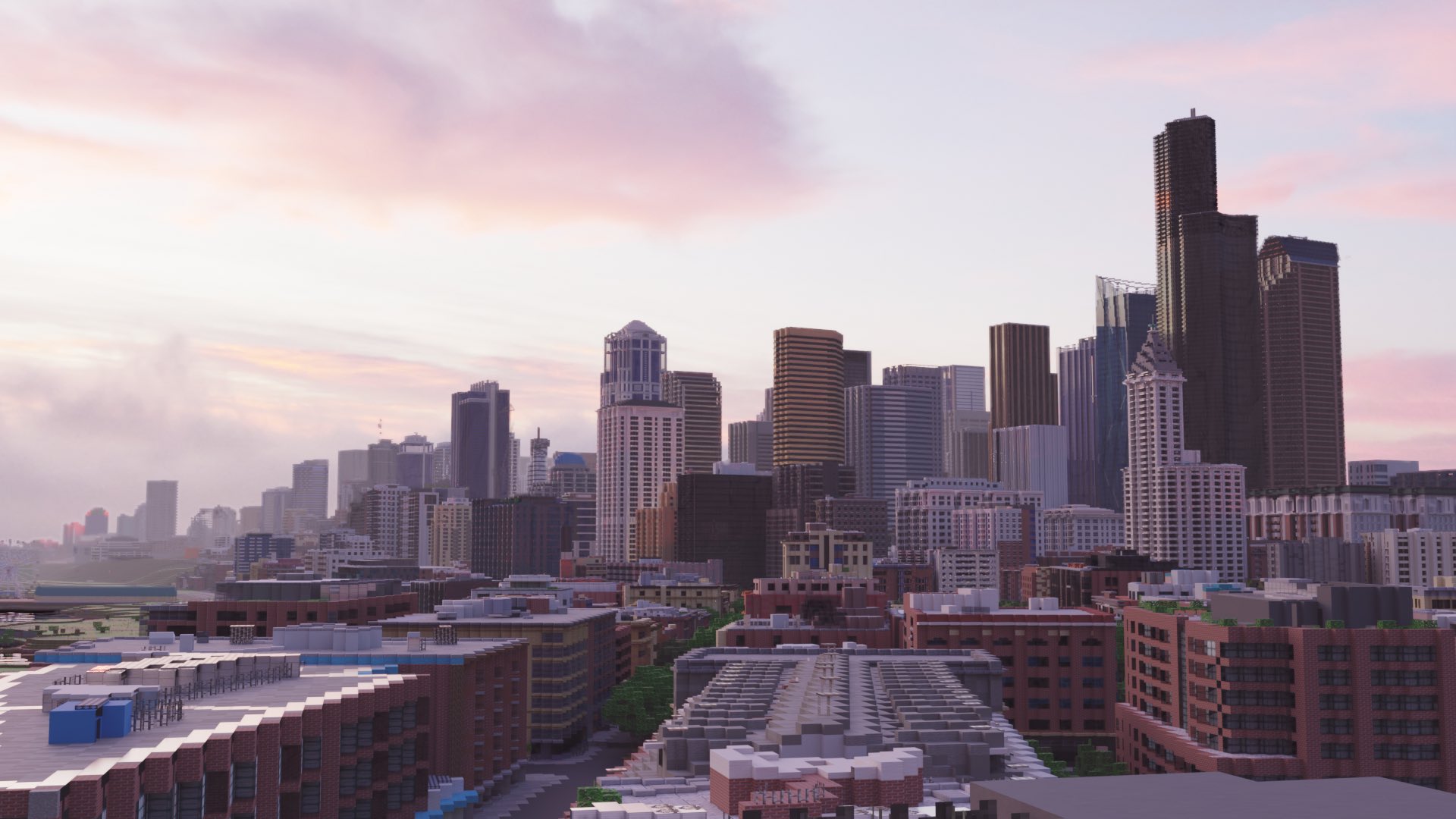Minecraft Seattle Map