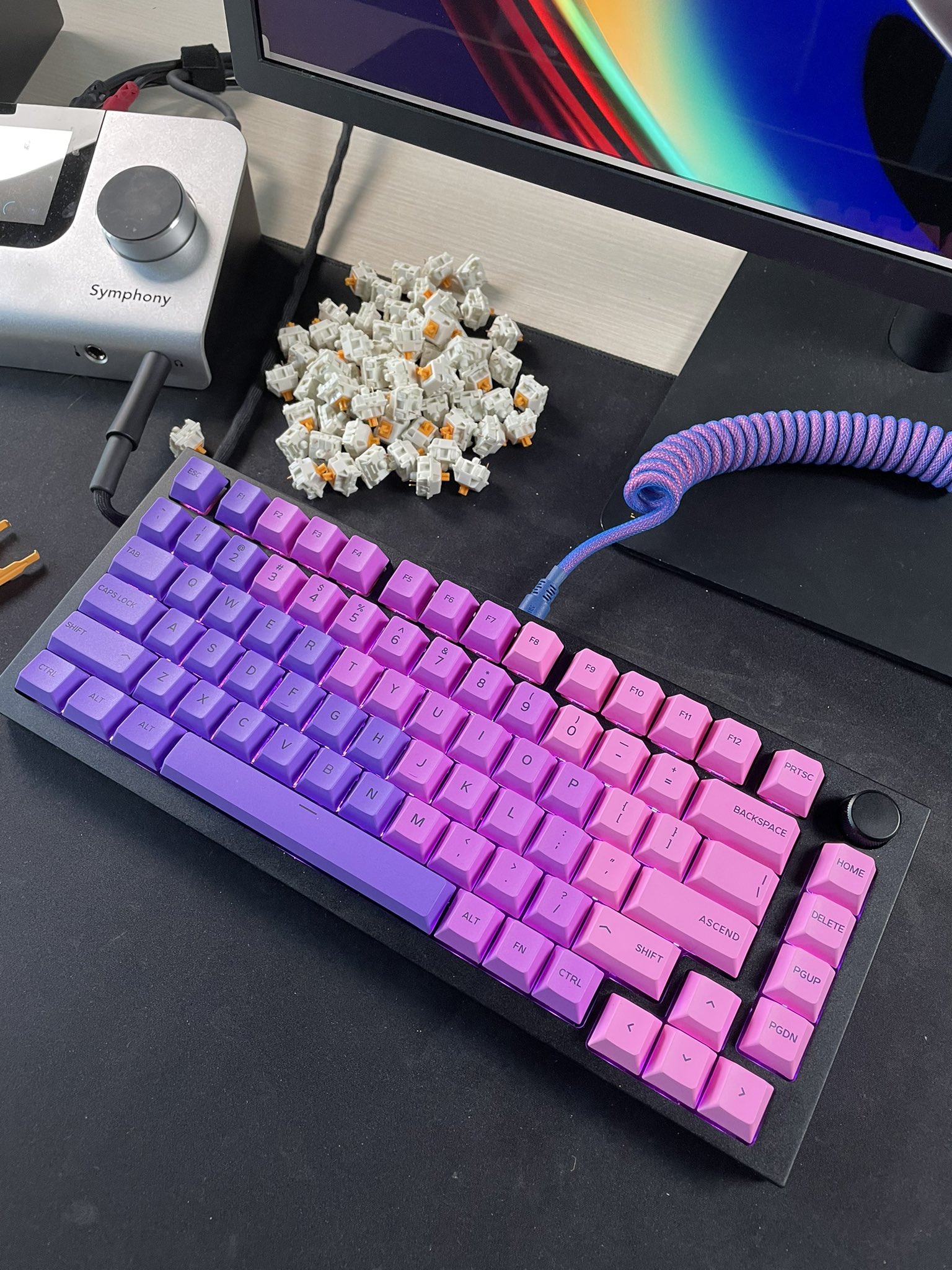 Glorious GMMK PRO Keyboard Kit PBT Customized Personalized, 58% OFF