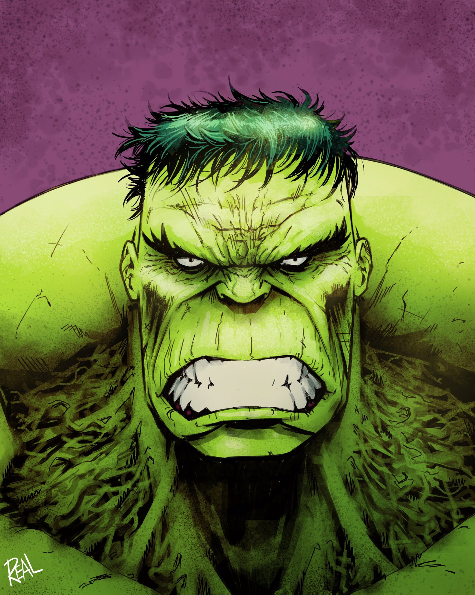 Hulk Smash Face