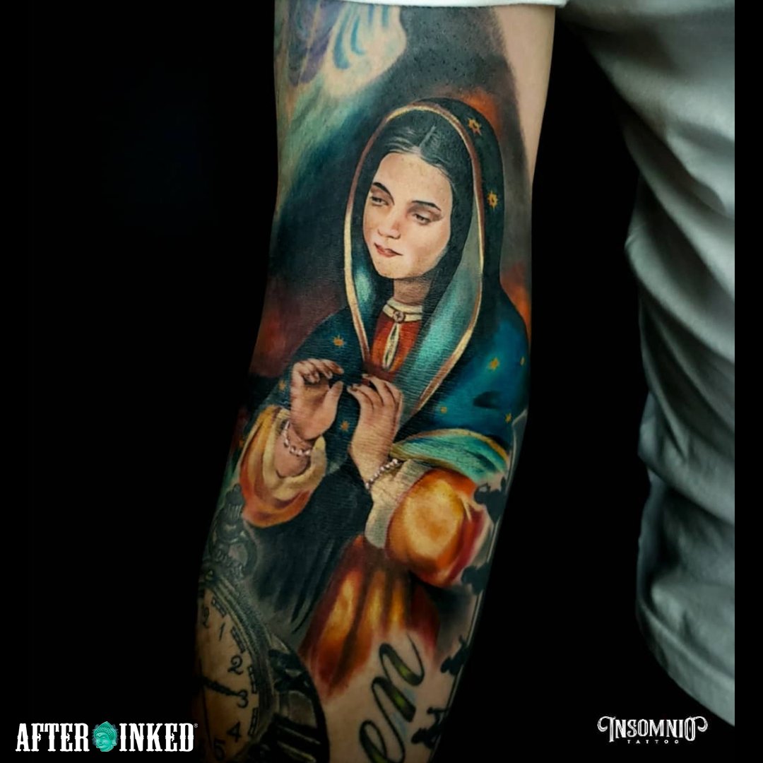 Insomnio Tattoos After Inked® On X: "Today Is The Virgin Mary Day,
