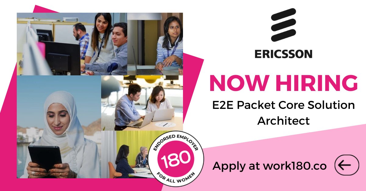 WORK180 on Twitter: "🚨 Job Alert 🚨 @ericsson is searching for an end-to-end Packet Core Solution ...