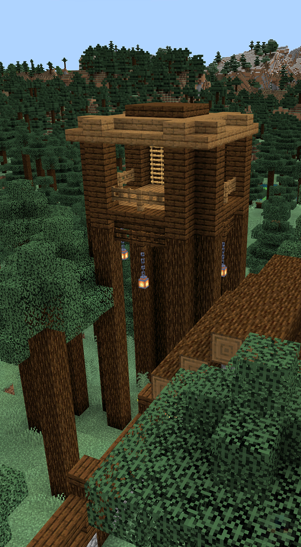 Minecraft Treehouse Designs
