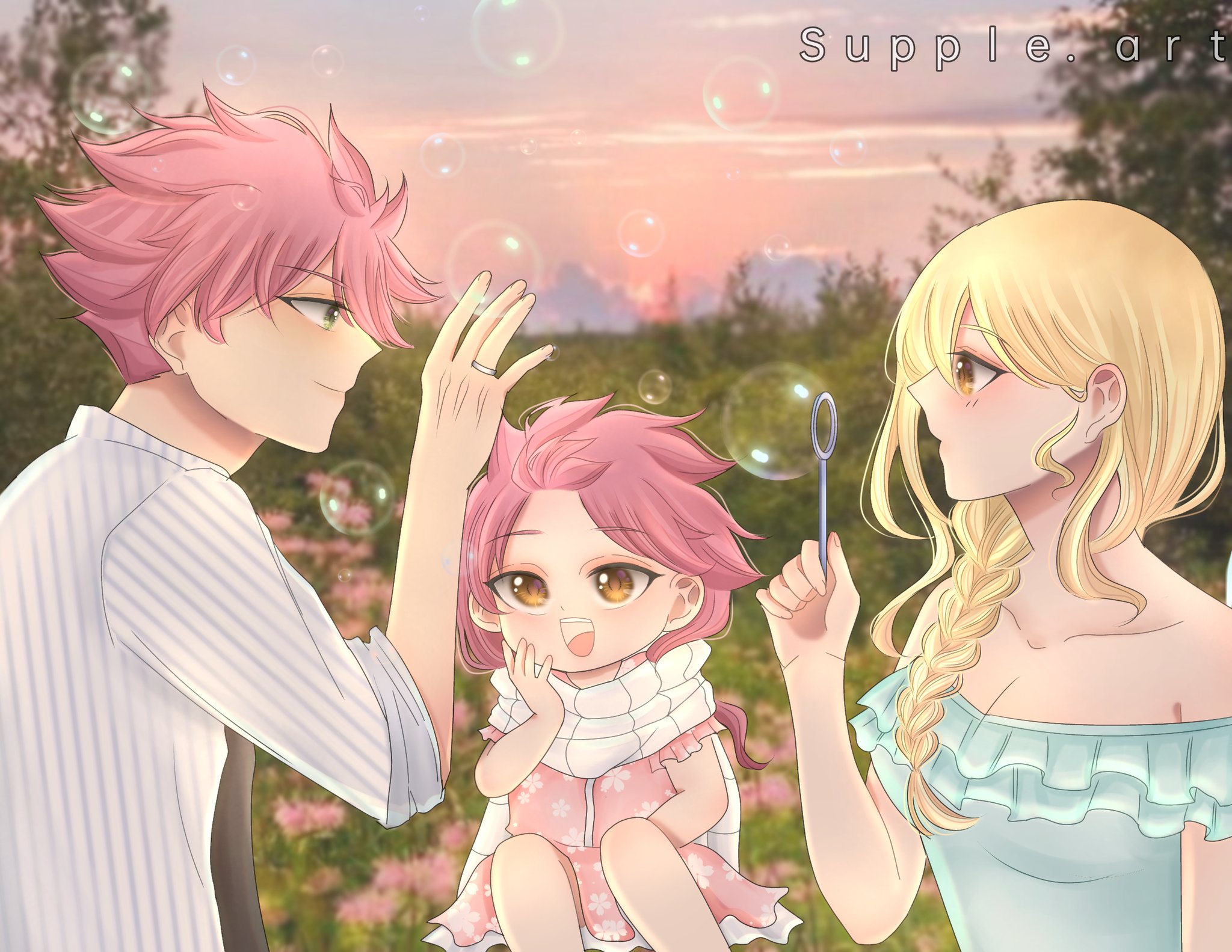 Natsu And Lucy Family