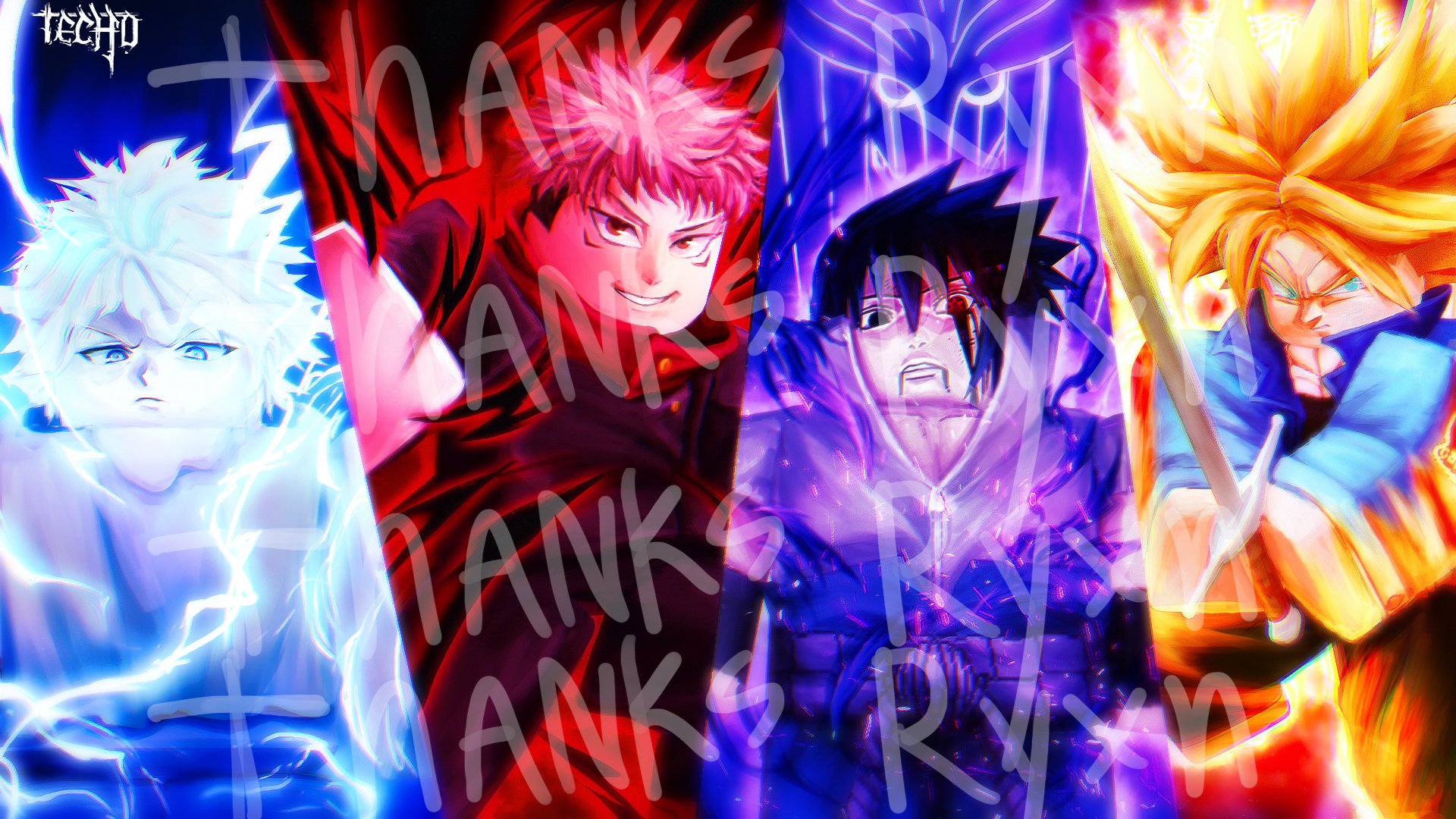 Trunks Vs Sasuke