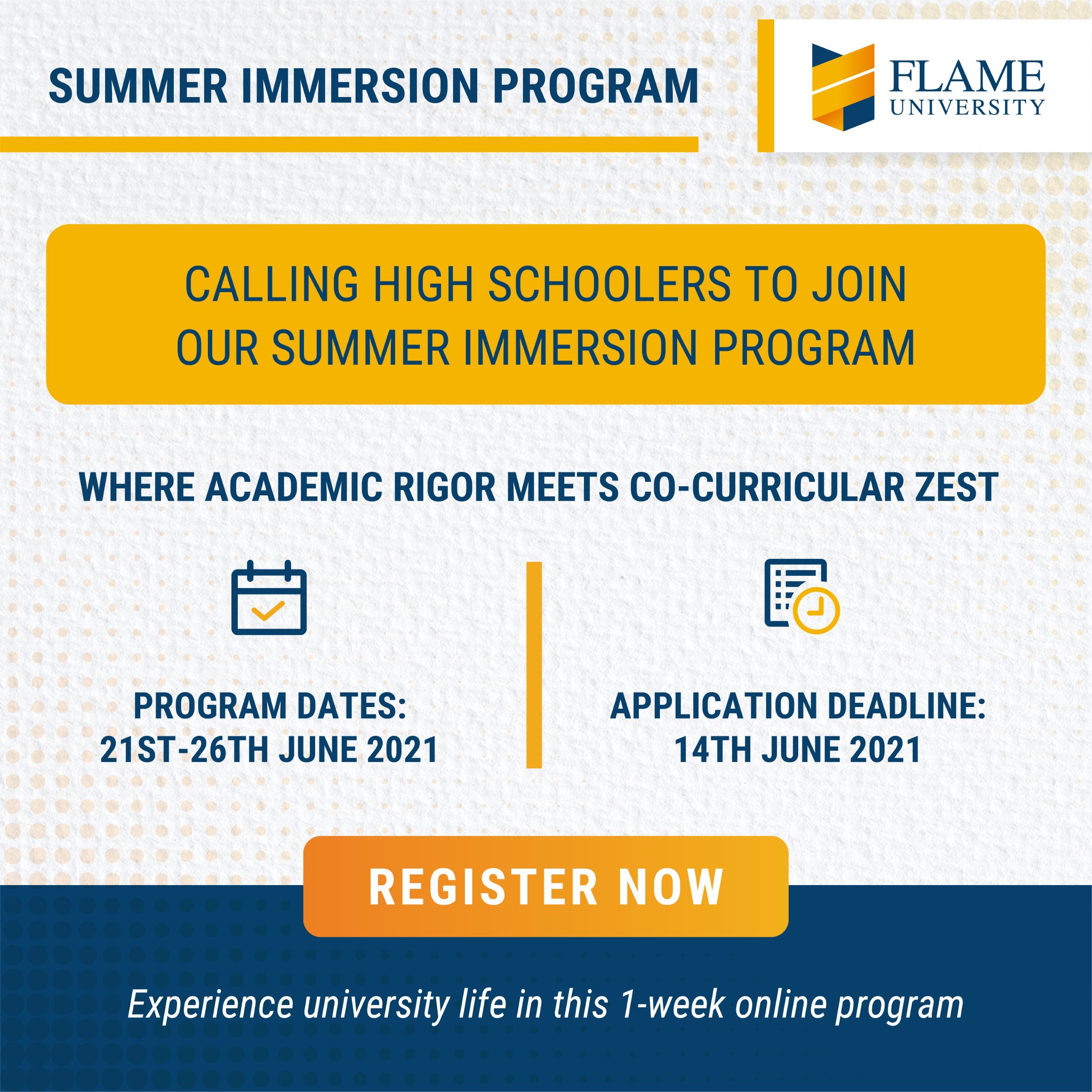 FLAME University on Twitter: "Are you a high school student wondering about what it would be ...