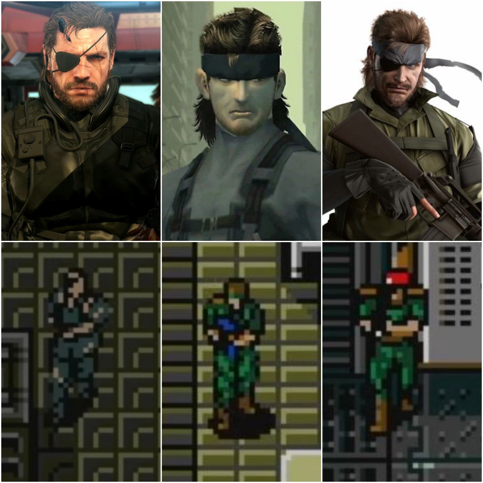 Solid Snake Evolution