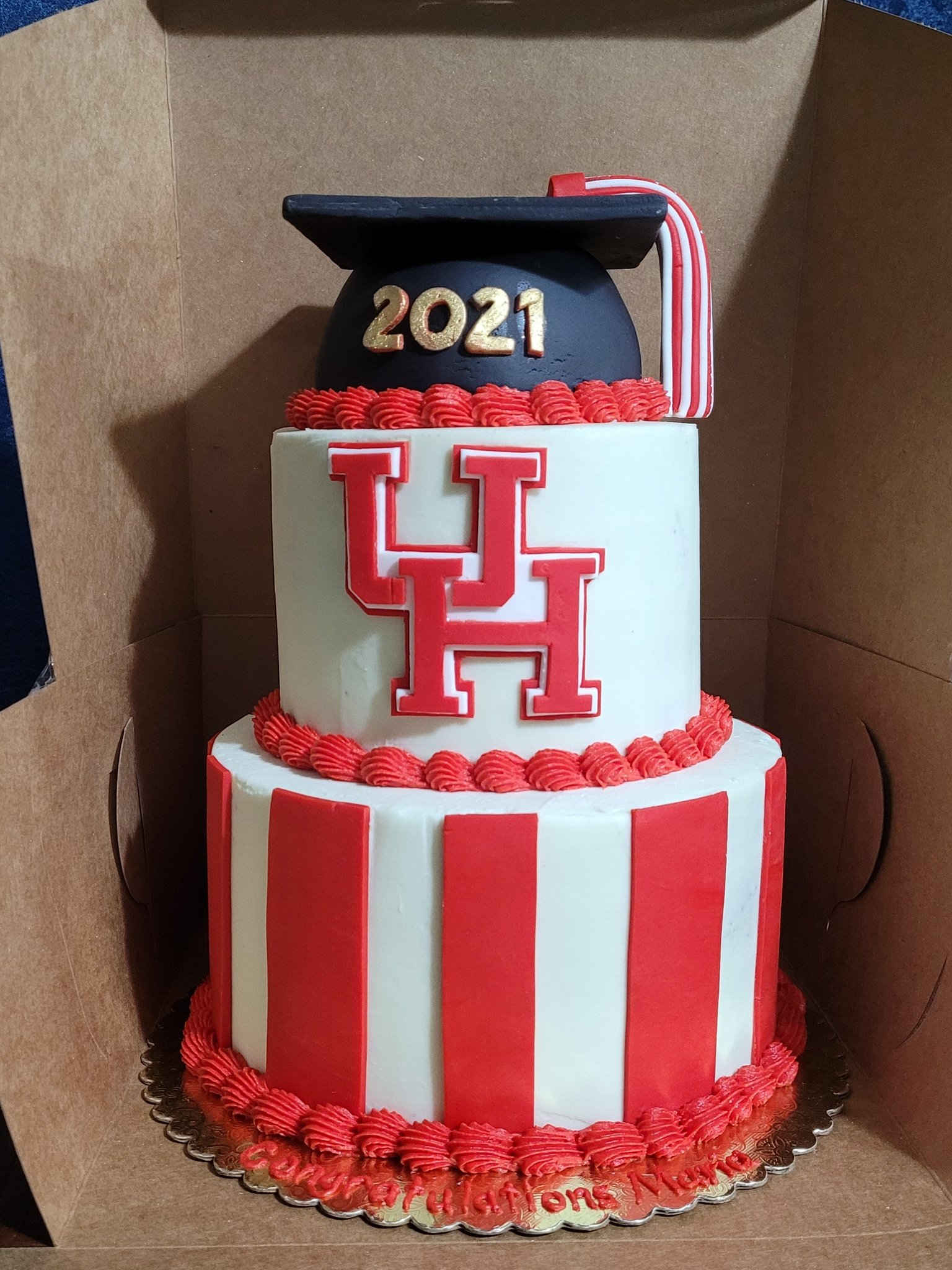 University Of Houston Graduation Cakes Graduation Cake 4 Nancy's