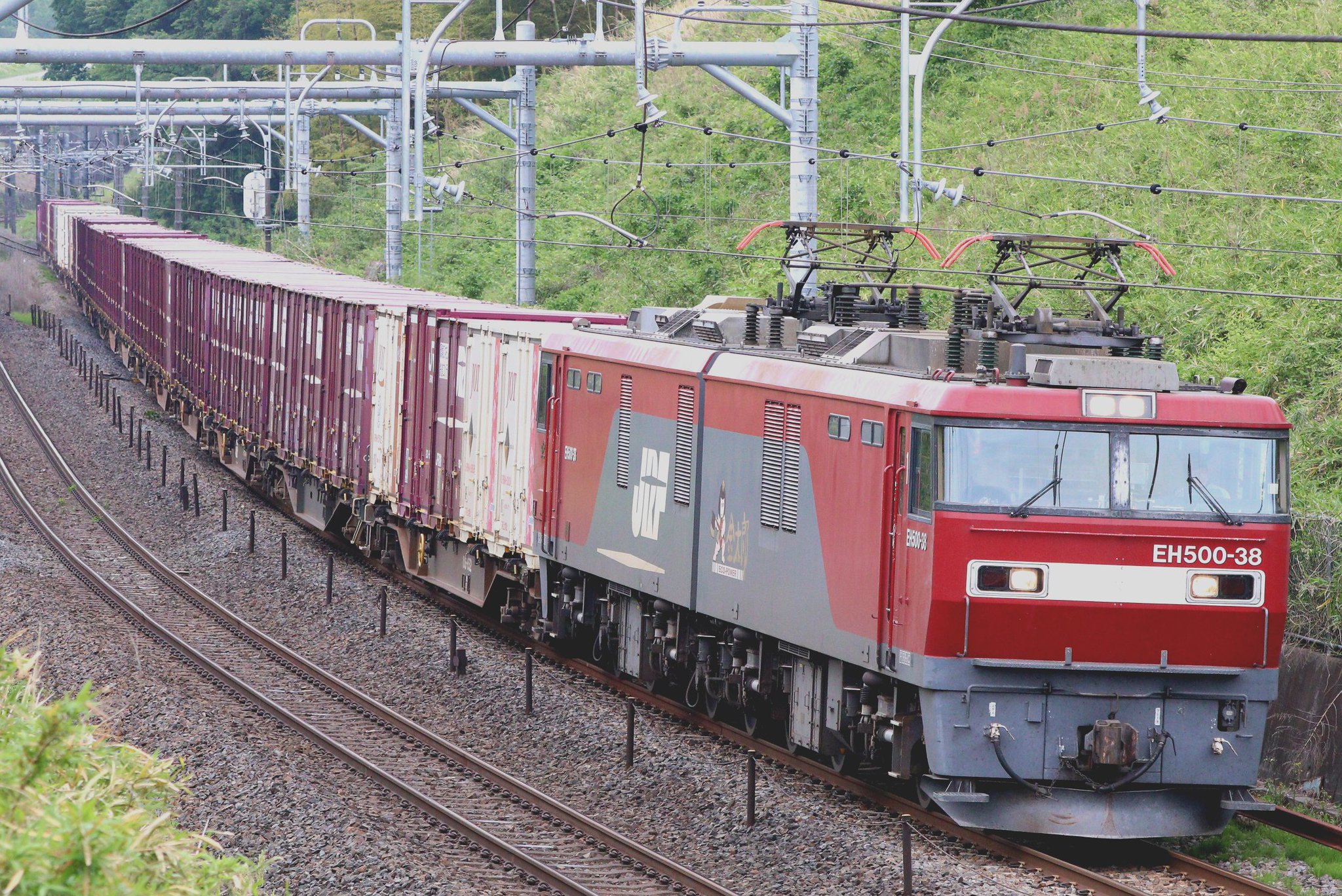 写真大好き on Twitter: "4089レ EH500-38+コンテナ 3085レ EH500-9+コンテナ 61レ EH500-37+コンテナ (福山エクスプレス) 4051レ ...