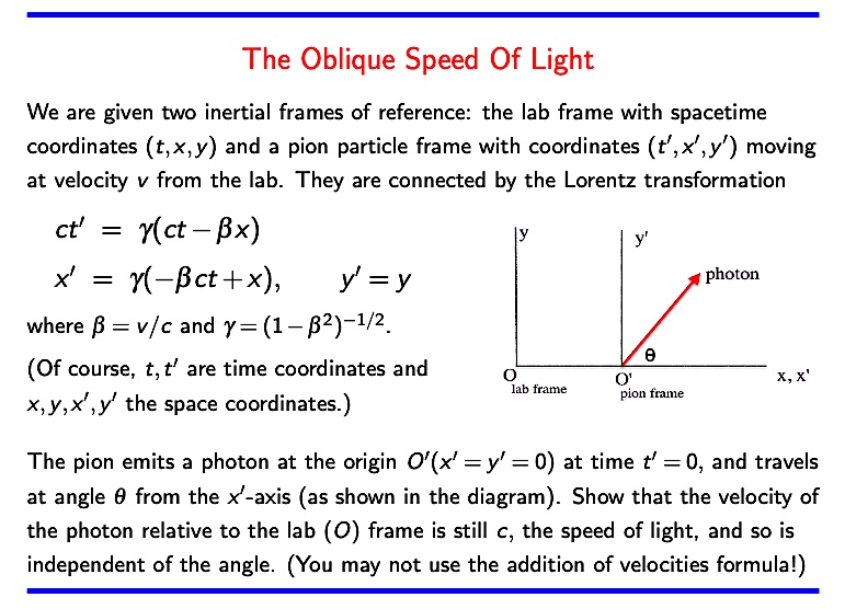 Speed Of Light Formula