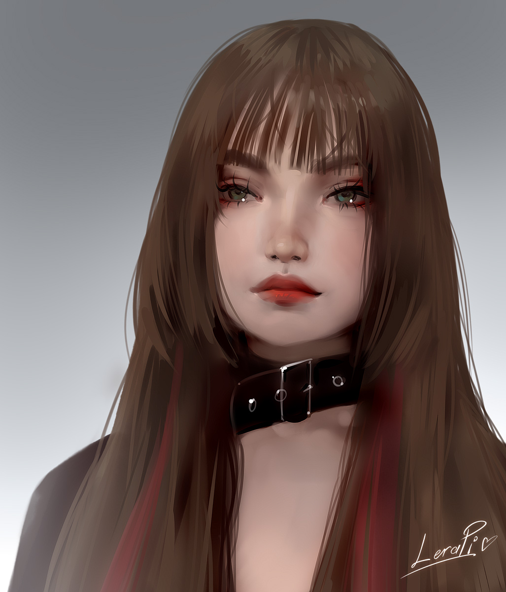 A fast portrait I did for a friend 2nd pic to avoid the ugly twitter ...