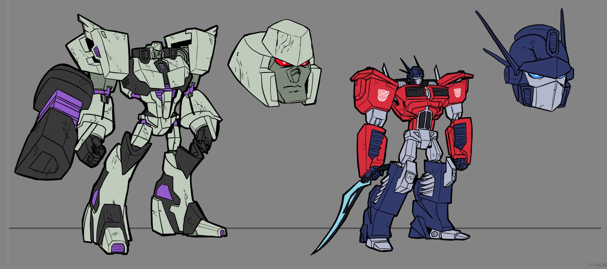 Optimus Prime And Megatron Brothers