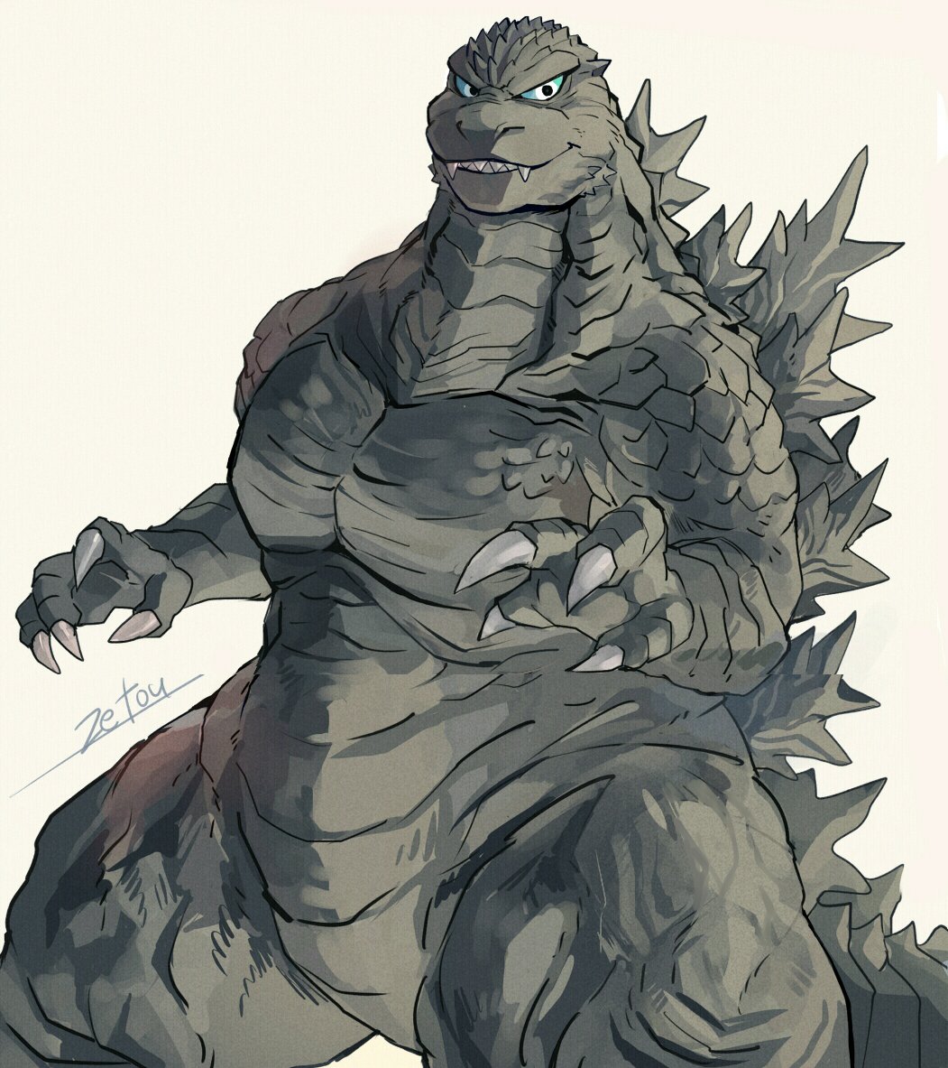 「西武園ゴジラかっこよすぎる 」|ゼトウのイラスト