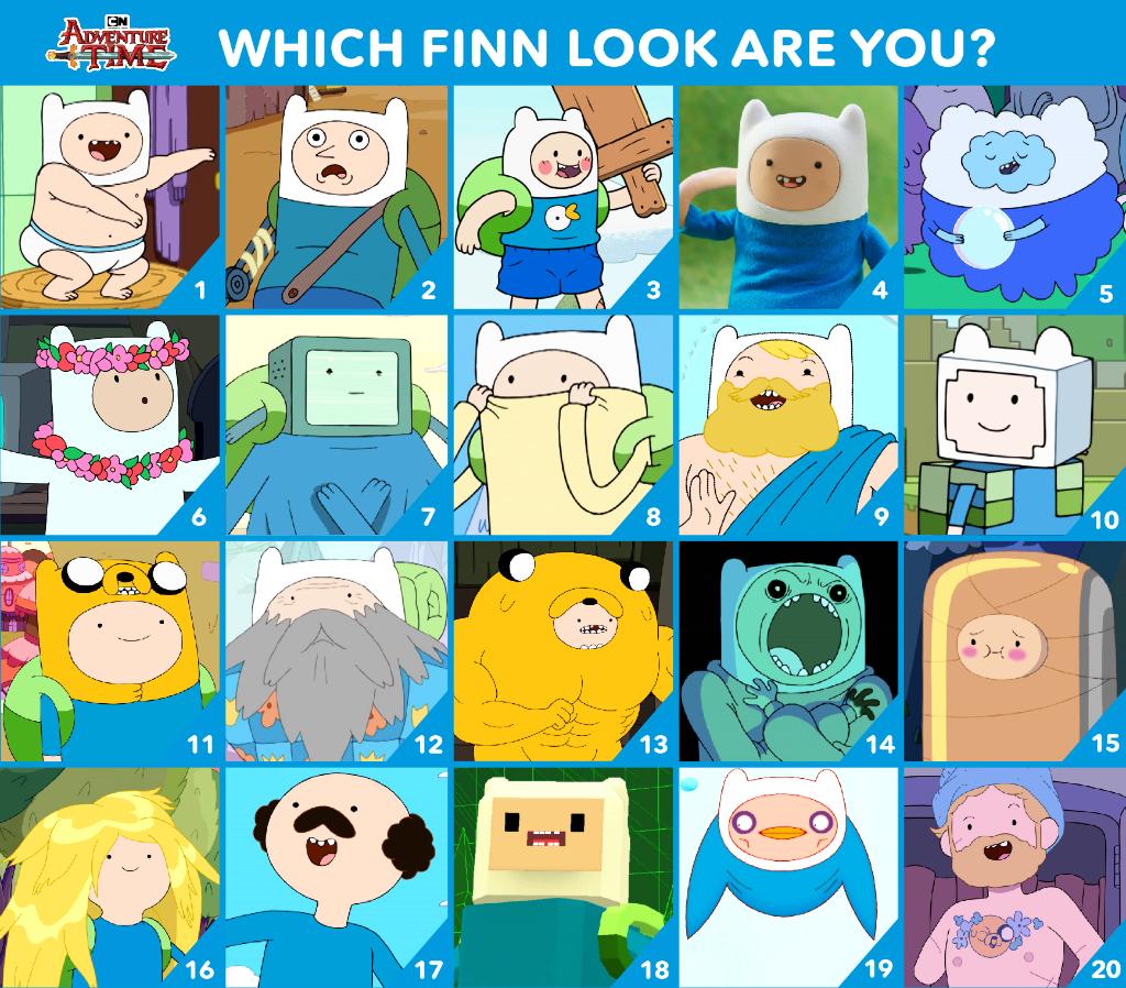 Adventure Time Facial Expressions