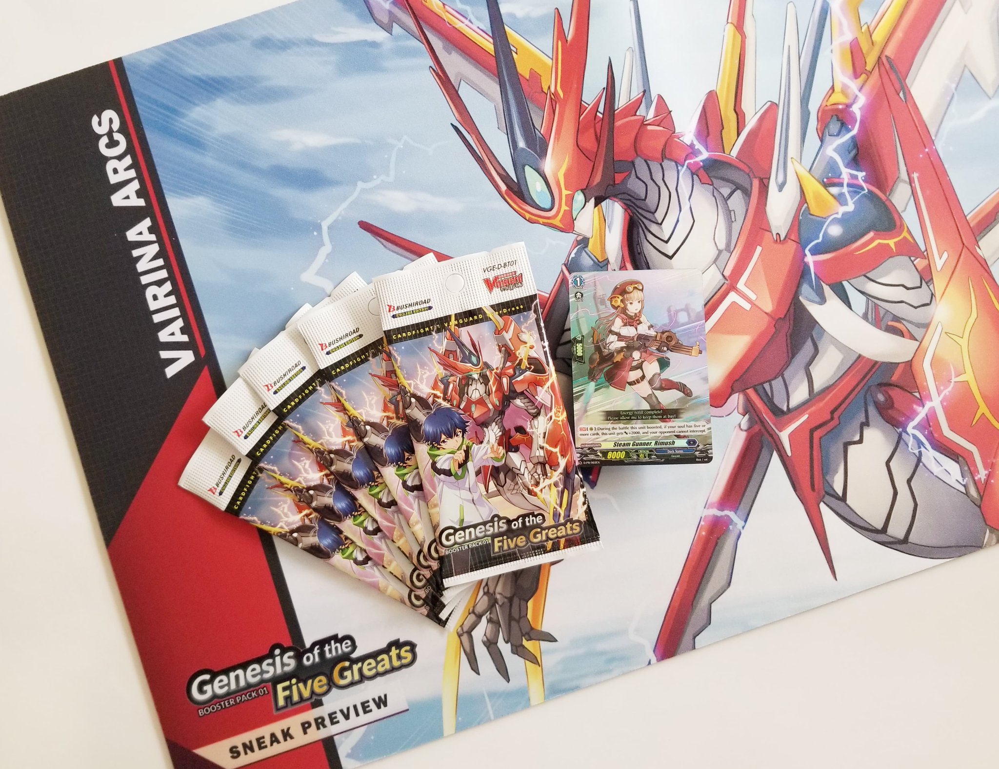Cardfight!! Vanguard on Twitter: "The Sneak Preview for CARDFIGHT!! VANGUARD overDress Booster ...