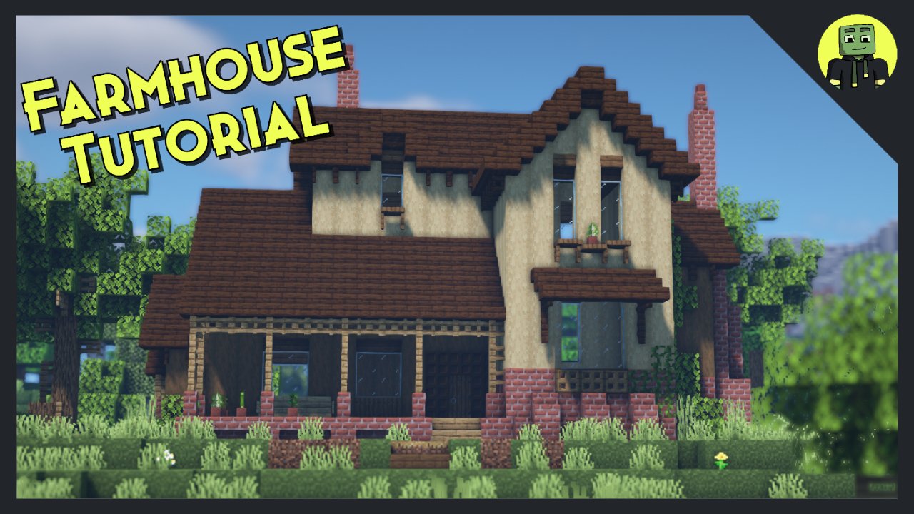 Minecraft Farm House Tutorial