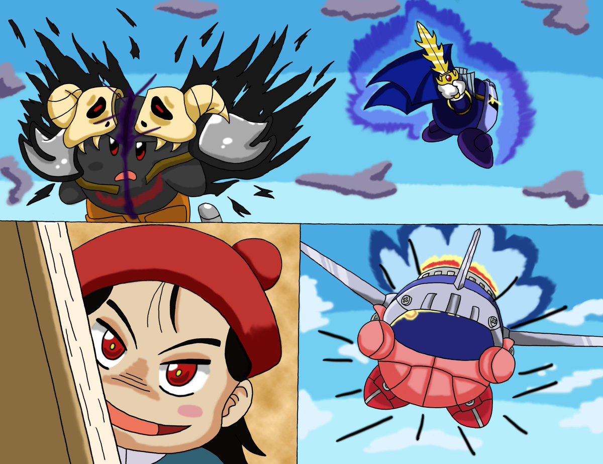 Tiff Hugs Kirby Comic