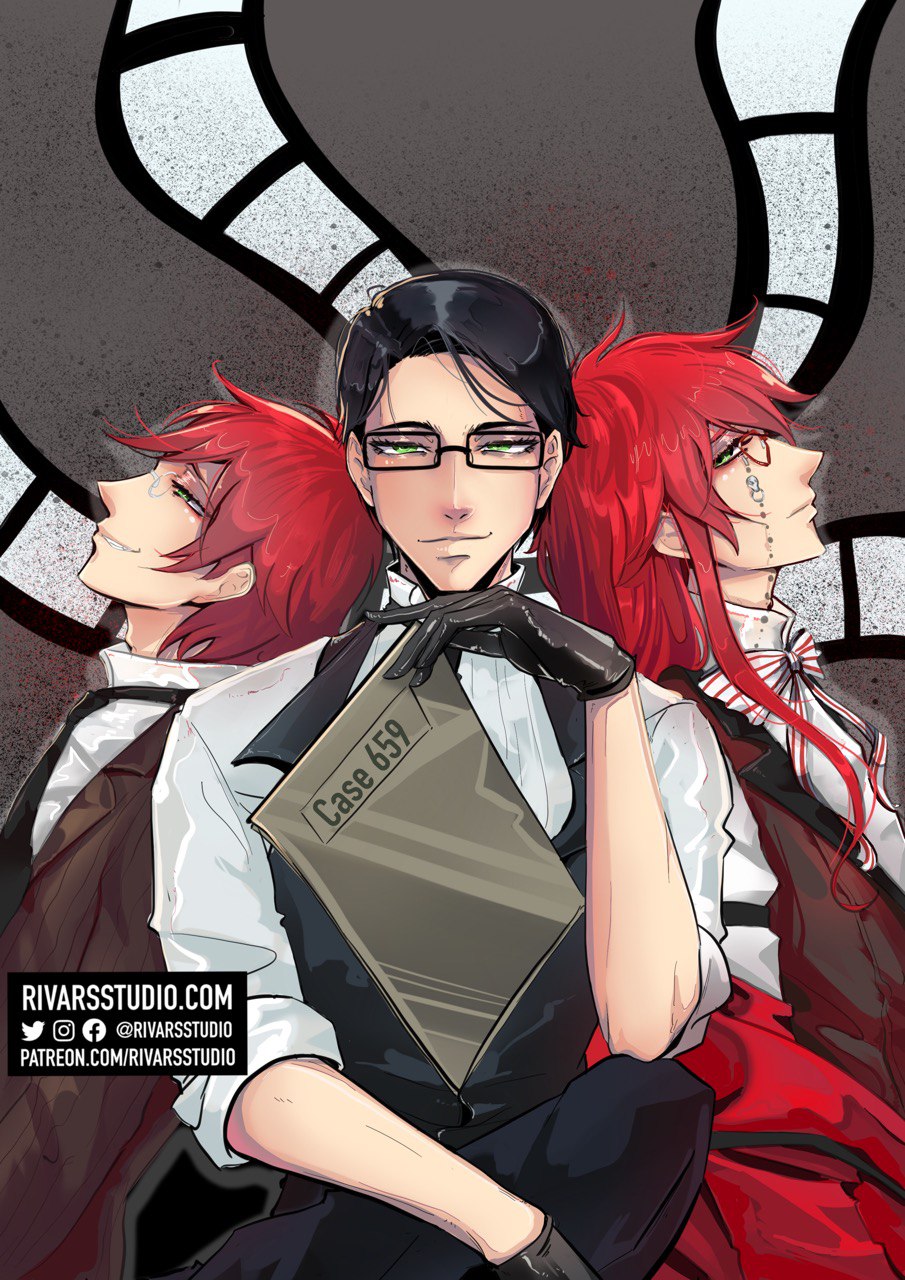 Black Butler Grell And William