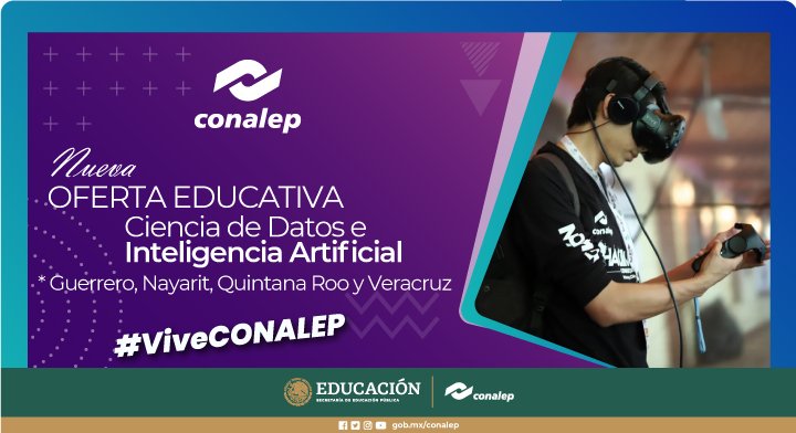 CONALEP on Twitter: " Ciencia de Datos e Inteligencia Artificial Estamos creando oportunidades ...
